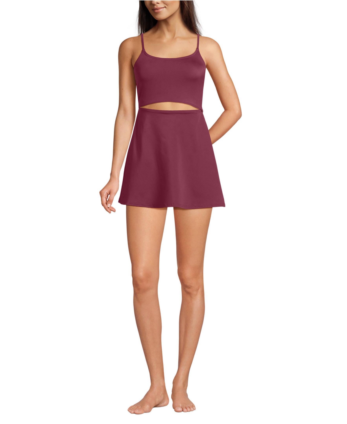 Click here for Lands End Womens Tugless Monokini Swim Dress Swims... prices