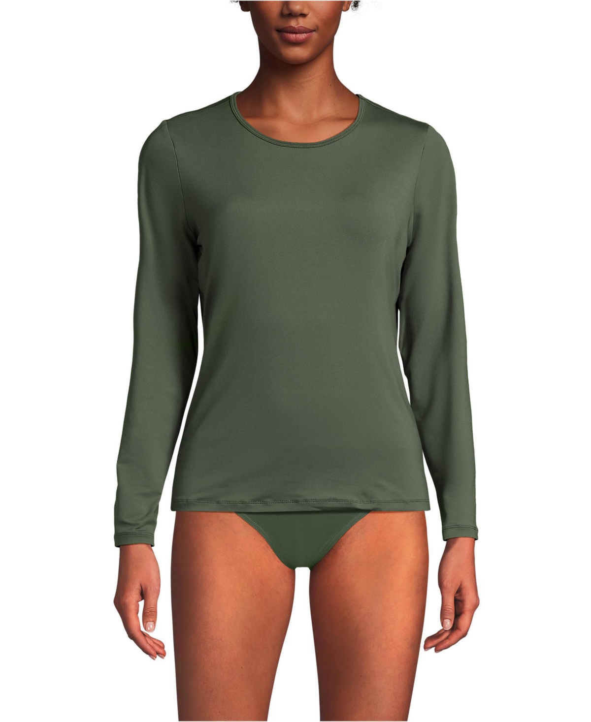 Click here for Lands End Womens SunShade Upf 50 Long Sleeve Relax... prices