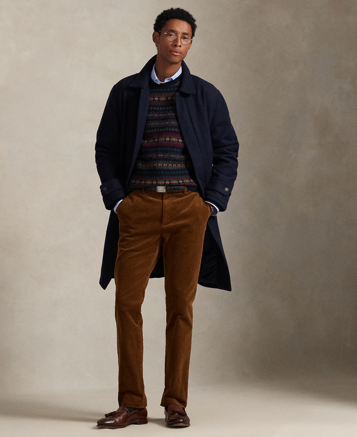 Click here for Polo Ralph Lauren The Langdon Walking Coat - Colle... prices