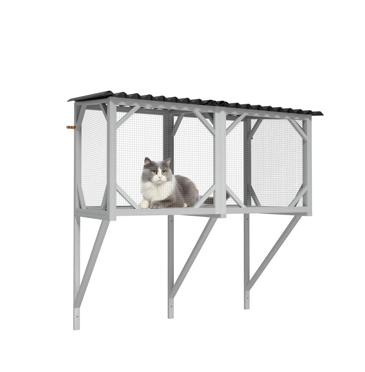 Click here for Zeus & Ruta Wooden Cat Window Perch for Large Indo... prices