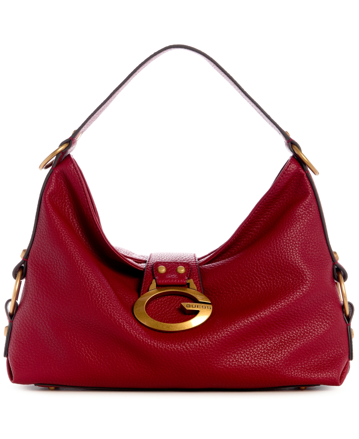 Click here for Guess Womens Camden Shoulder Bag - Red prices