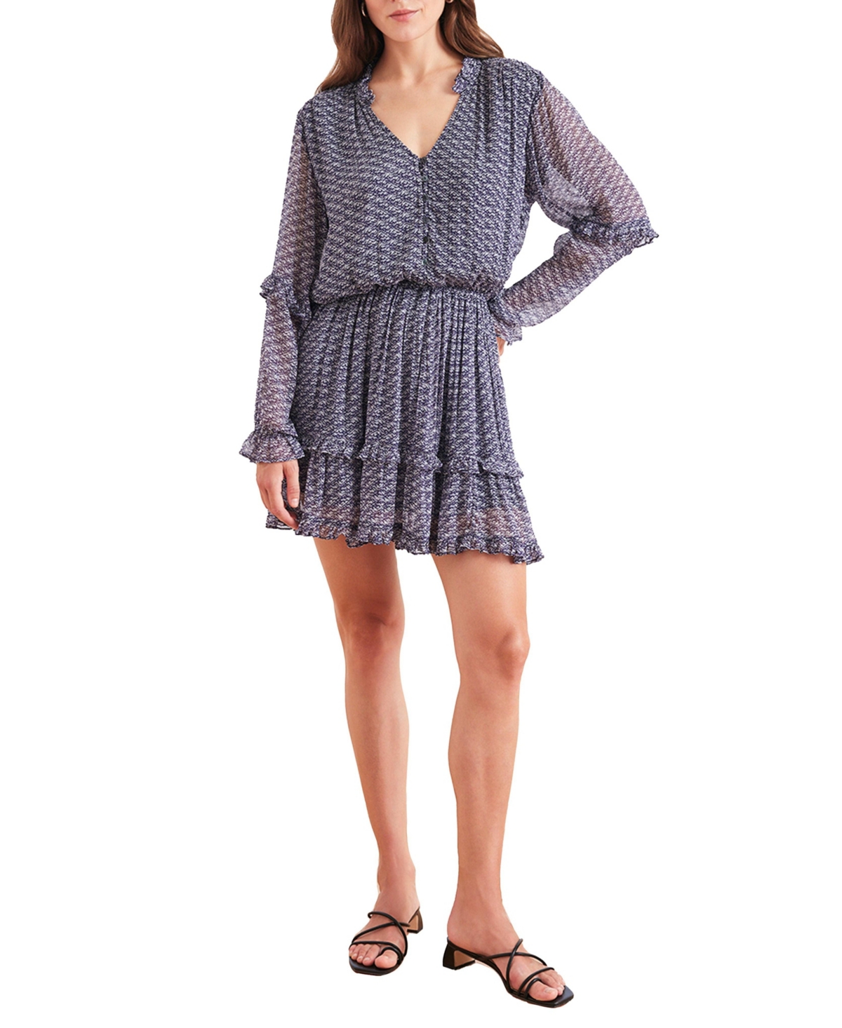 Click here for Paneros Clothing Womens Aria Mini Dress - Moonshad... prices