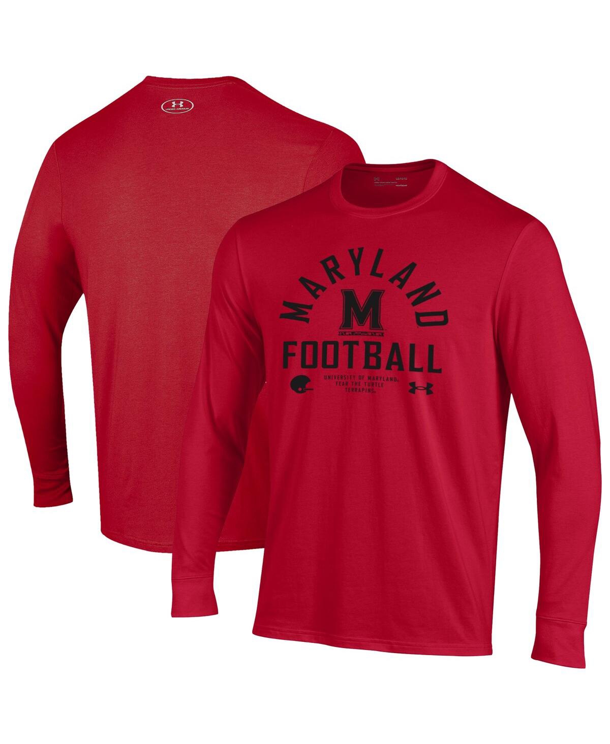 Click here for Under Armour Mens Red Maryland Terrapins 2025 Side... prices