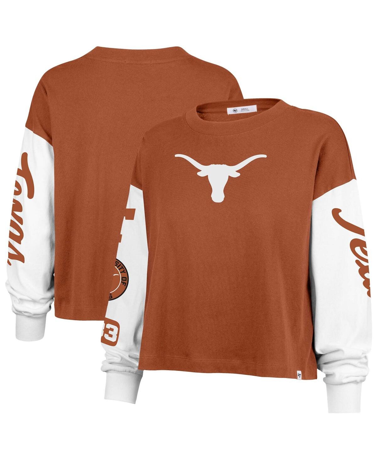 Click here for 47 Brand Womens Texas Orange Texas Longhorns Sydne... prices