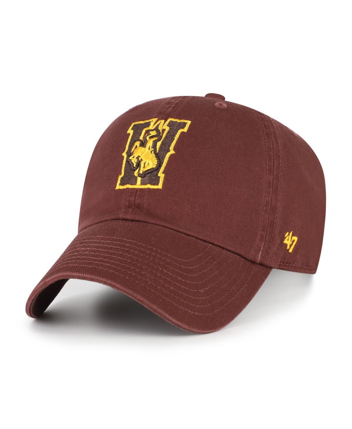 Click here for 47 Brand Mens Brown Wyoming Cowboys Clean Up Adjus... prices