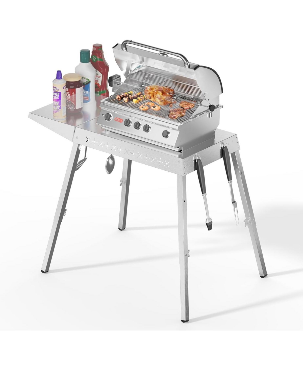 Click here for Cowsar 100 Food Grade 304 Stainless Steel Bbq Gril... prices