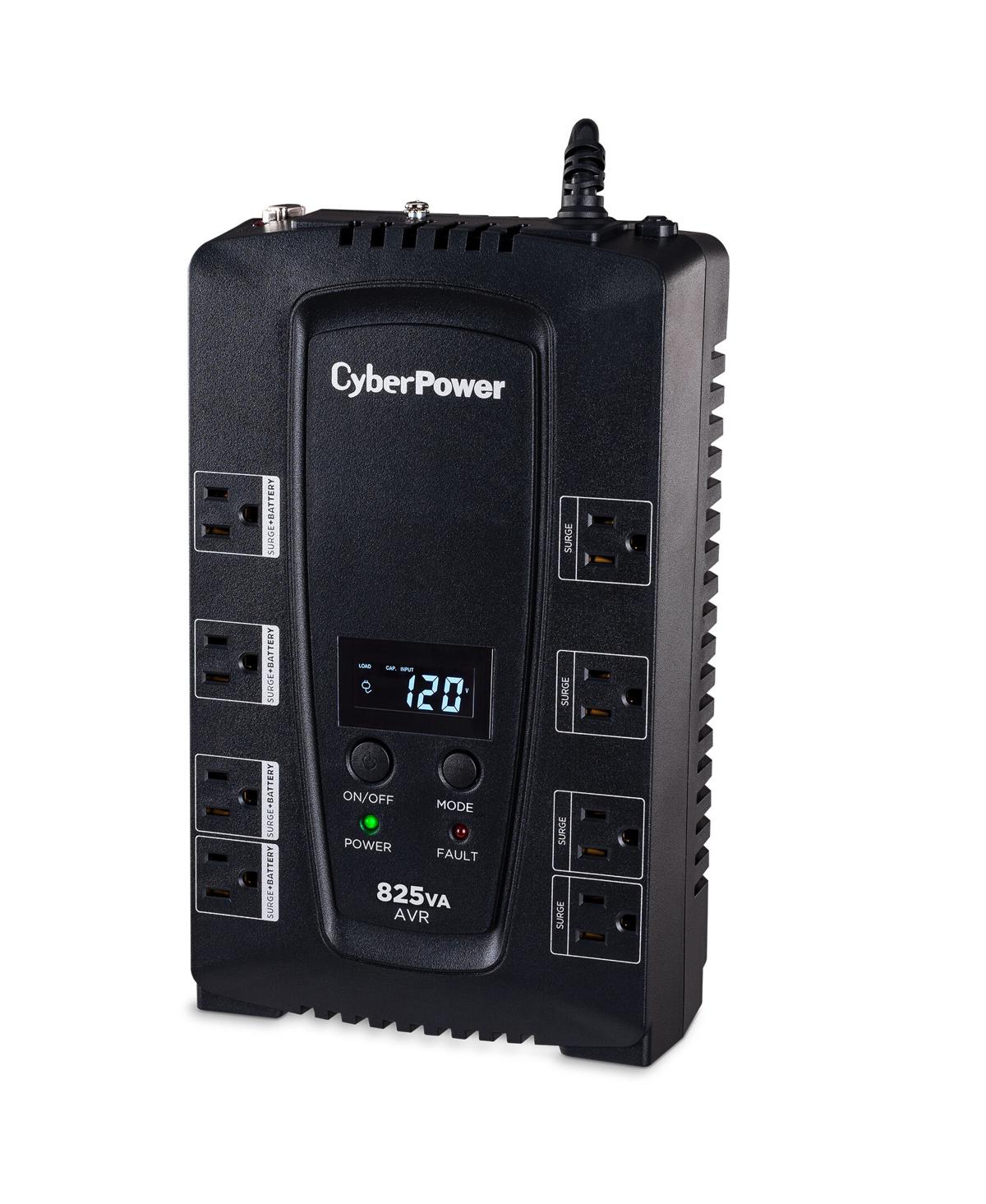 CyberPower Intelligent Lcd Computer Battery Backup  825VA 450W Ups  8 Outlets