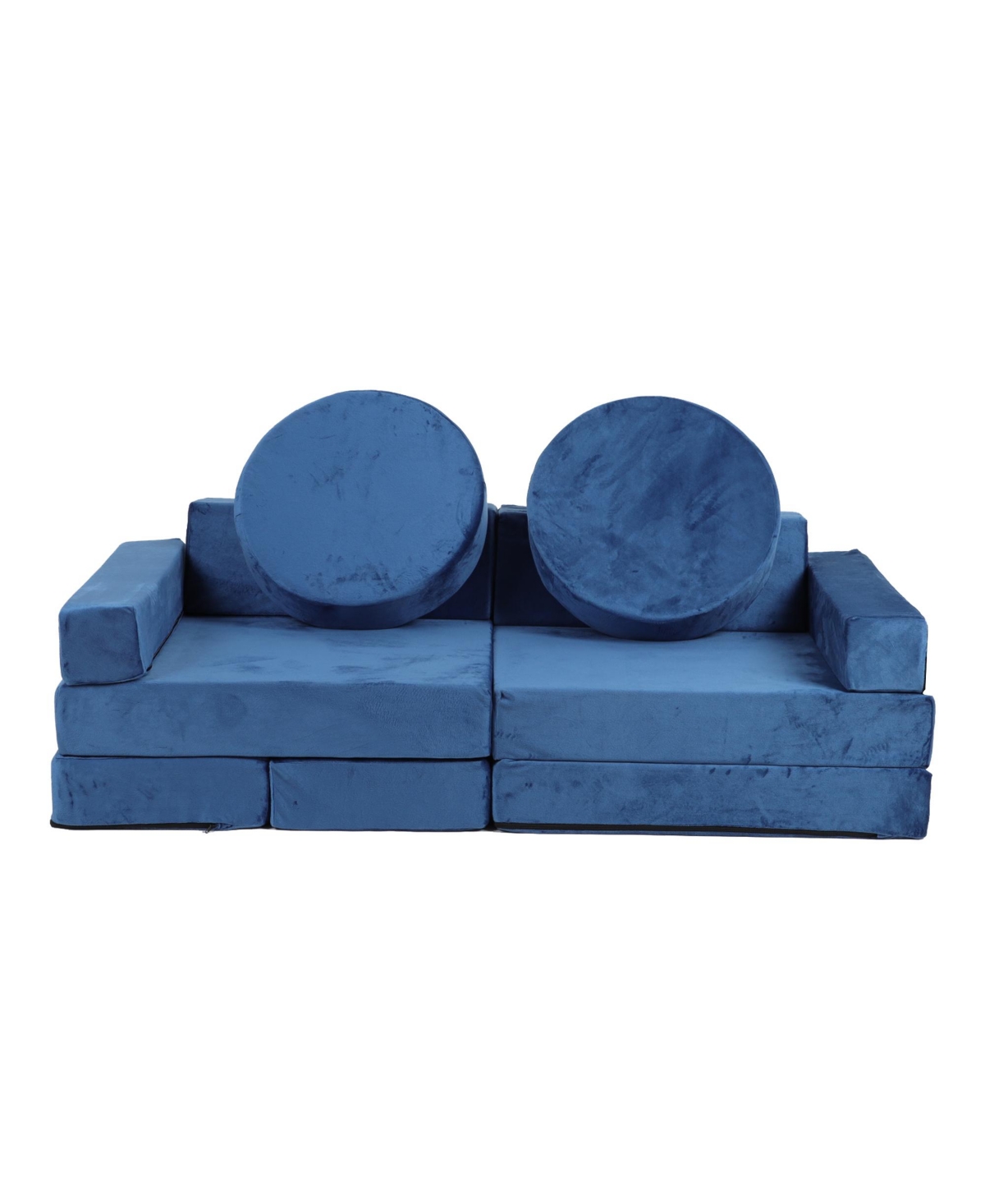 Click here for 14pcs Blue Kids Sofa Modular Play Couch with Toddl... prices