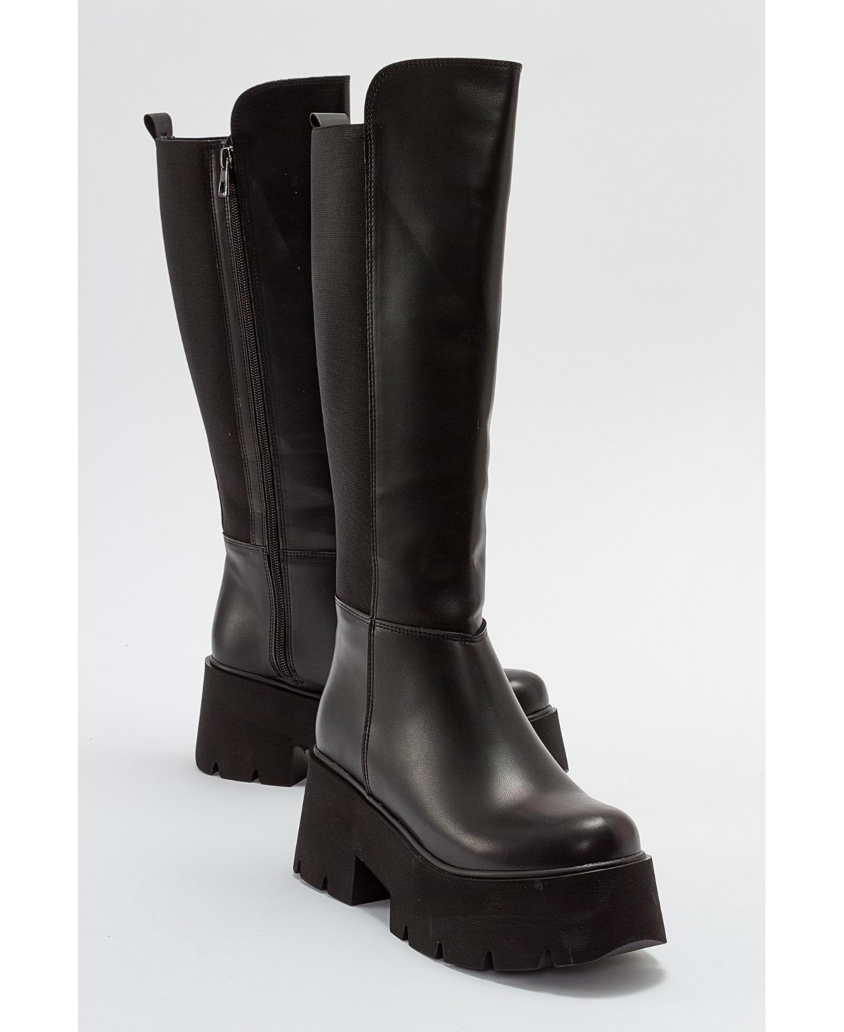 Click here for Prologue Shoes Solo Platform Boot (Women) - Black... prices