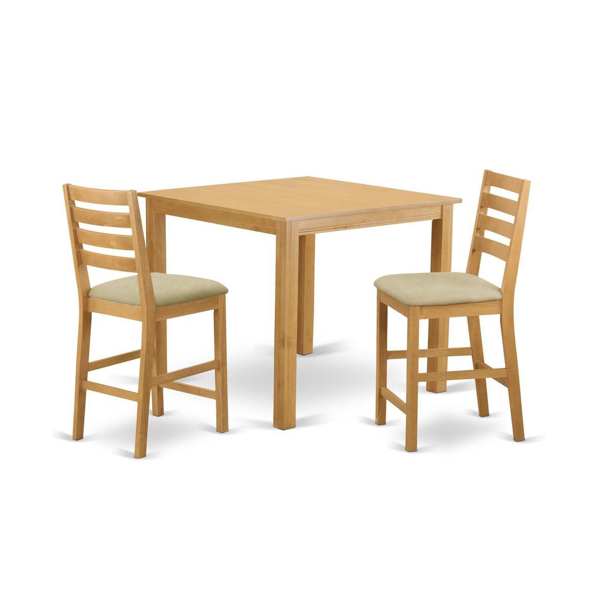 Click here for East West Furniture CAFE3-oak-c 3 Pc counter heigh... prices