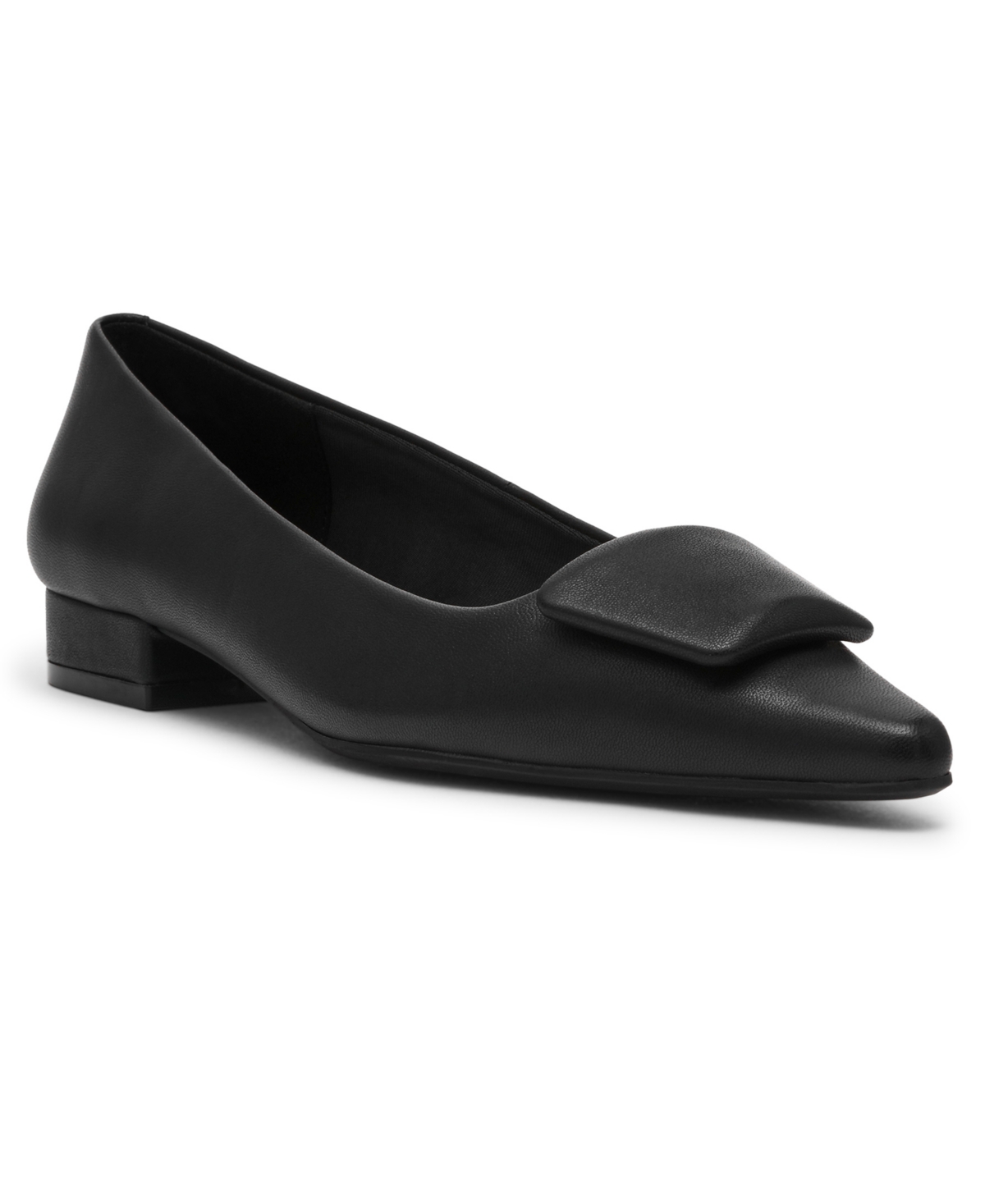 Click here for Anne Klein Womens Crawford Pointed Toe Flats - Bla... prices
