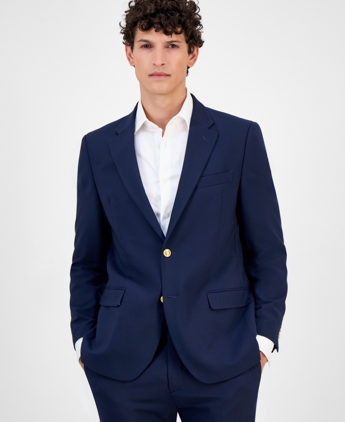 Click here for Nautica Mens Modern-Fit Active Stretch Solid Blaze... prices