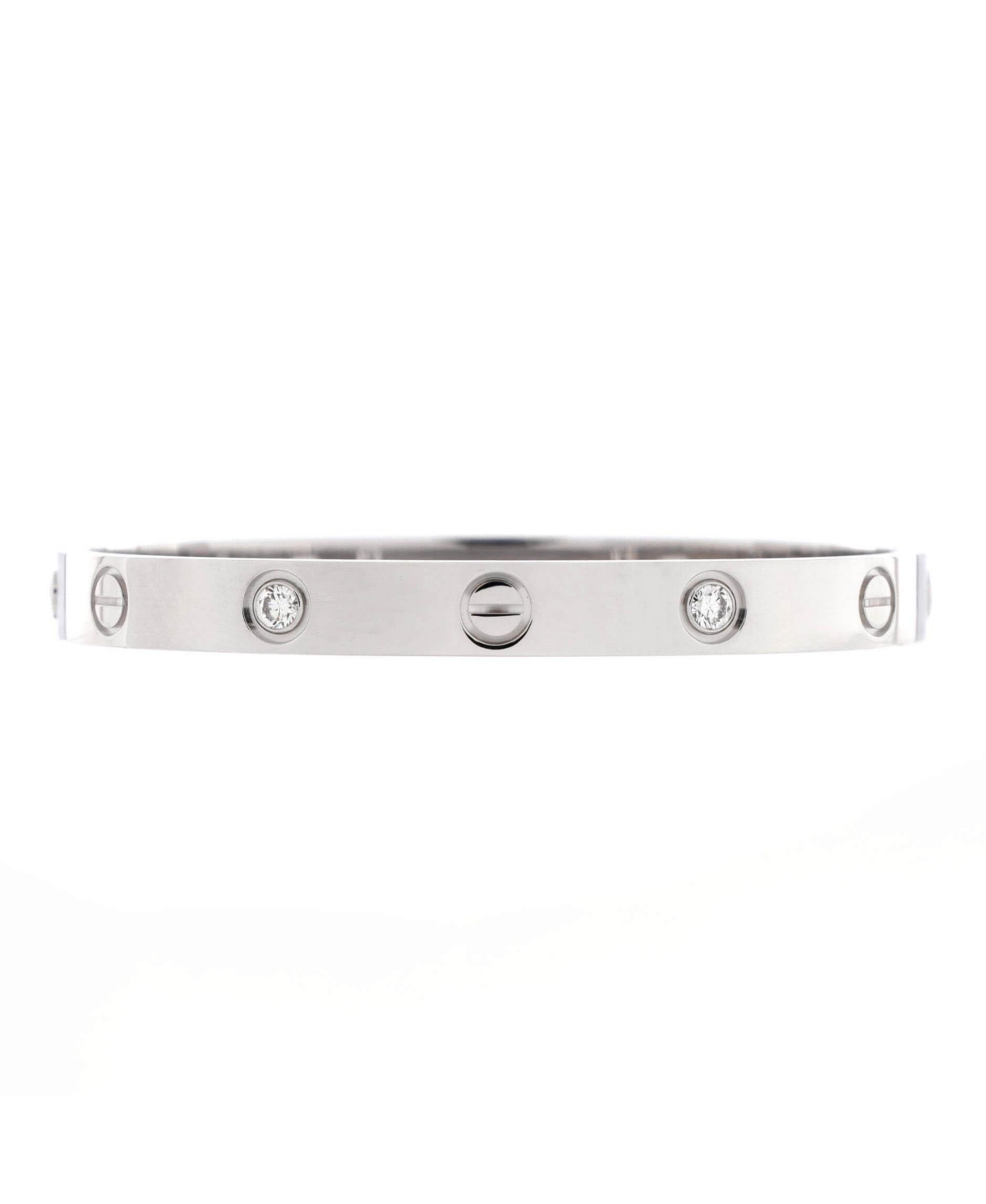 Click here for Pre-Owned Cartier Love 4 Diamond Bracelet - 18k wh... prices
