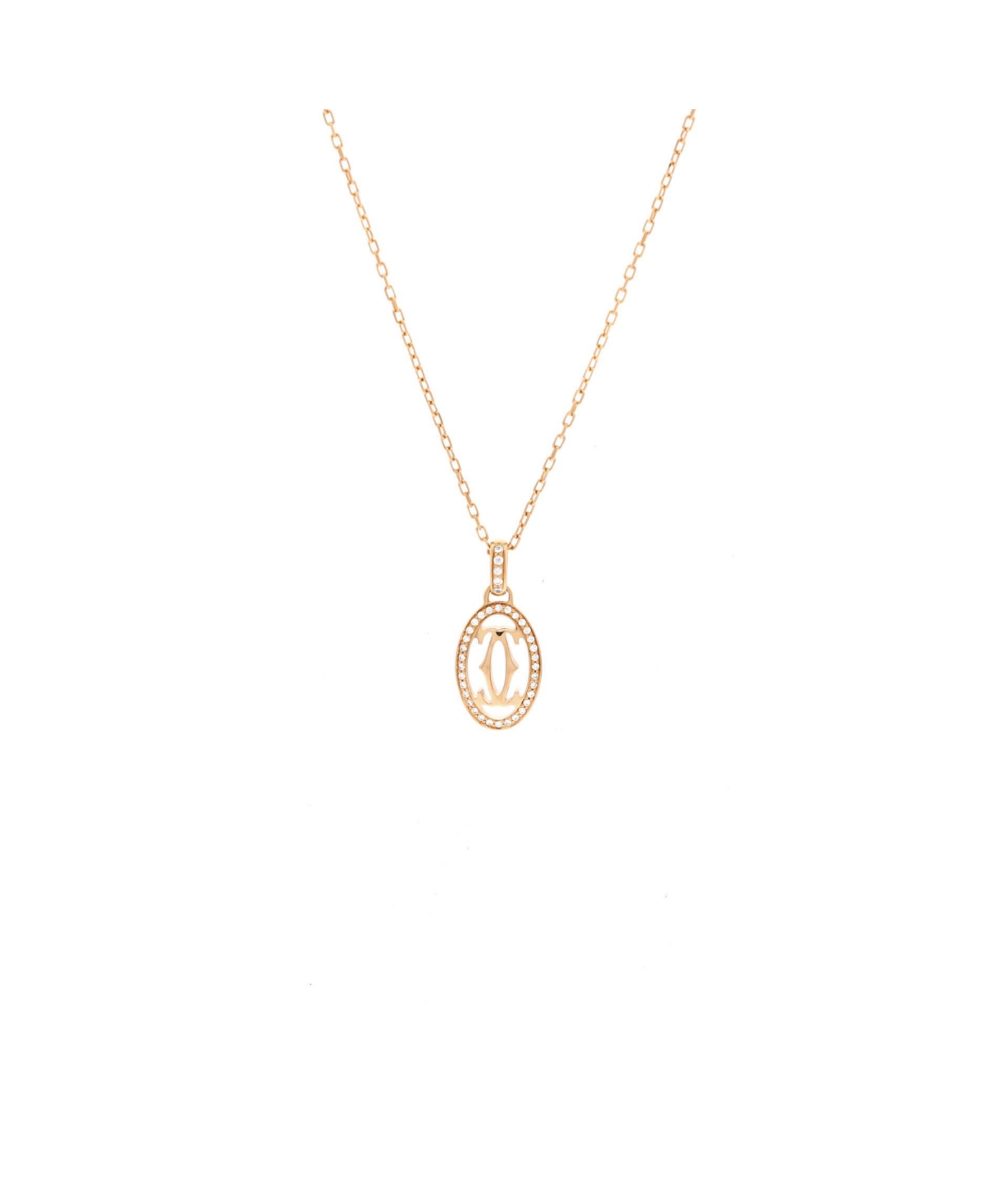 Click here for Pre-Owned Cartier Double C de Cartier Pendant Neck... prices
