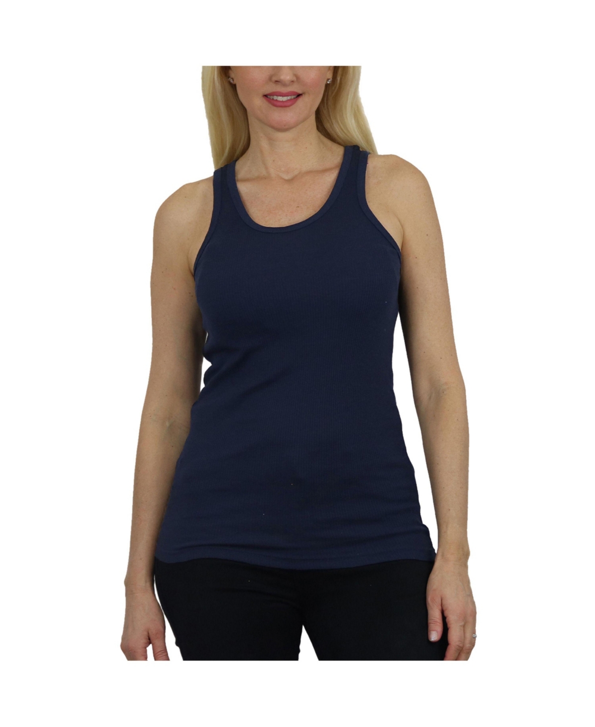 Click here for Galaxy By Harvic Womens Loose Fit Ribbed Tank Top... prices