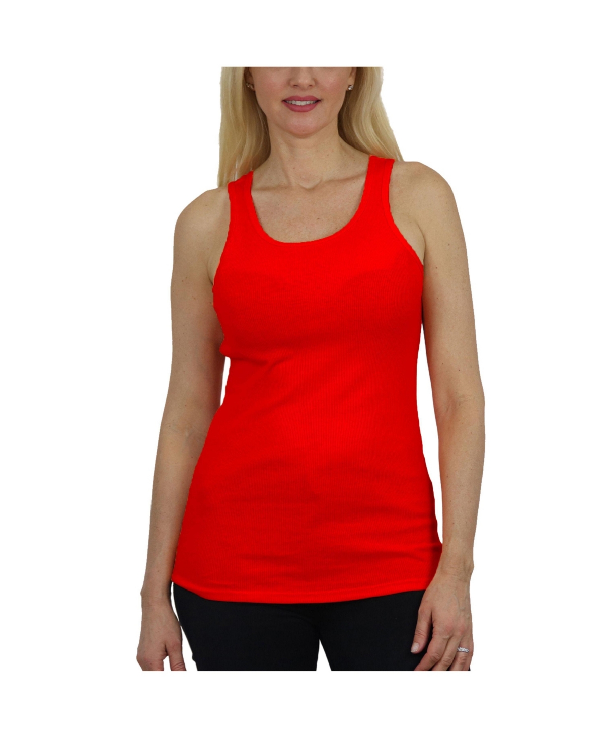Click here for Galaxy By Harvic Womens Loose Fit Ribbed Tank Top... prices