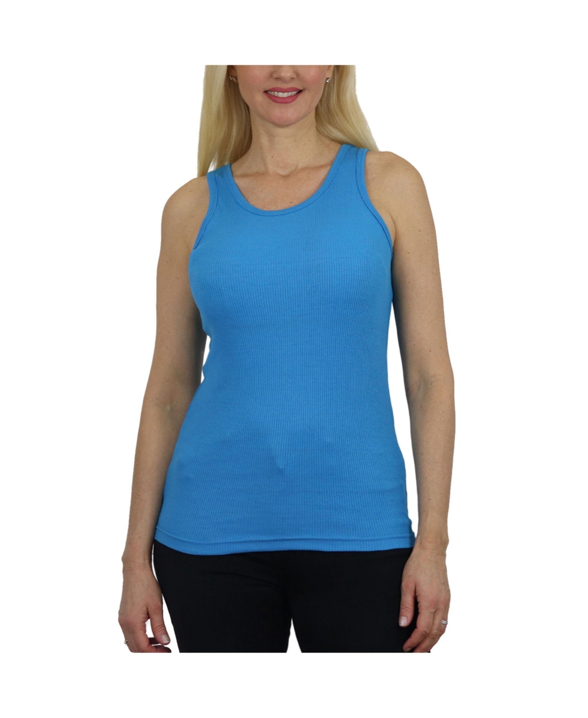Click here for Galaxy By Harvic Womens Loose Fit Ribbed Tank Top... prices