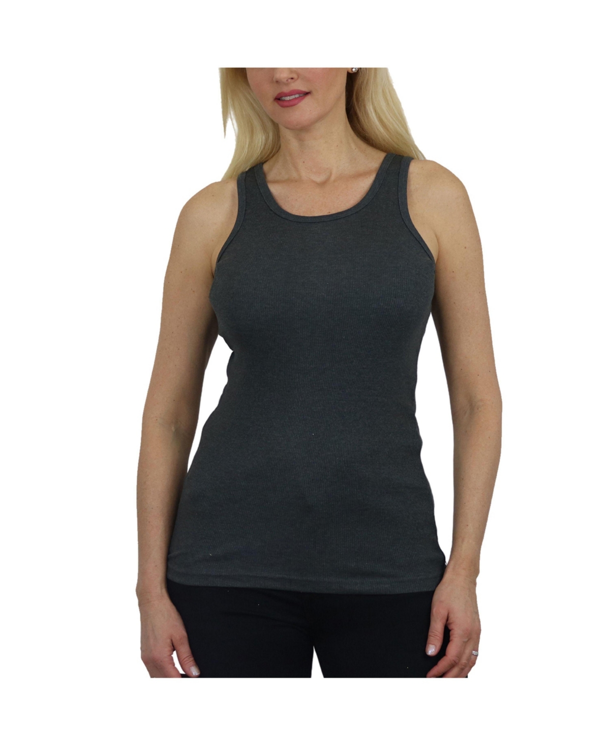 Click here for Galaxy By Harvic Womens Loose Fit Ribbed Tank Top... prices