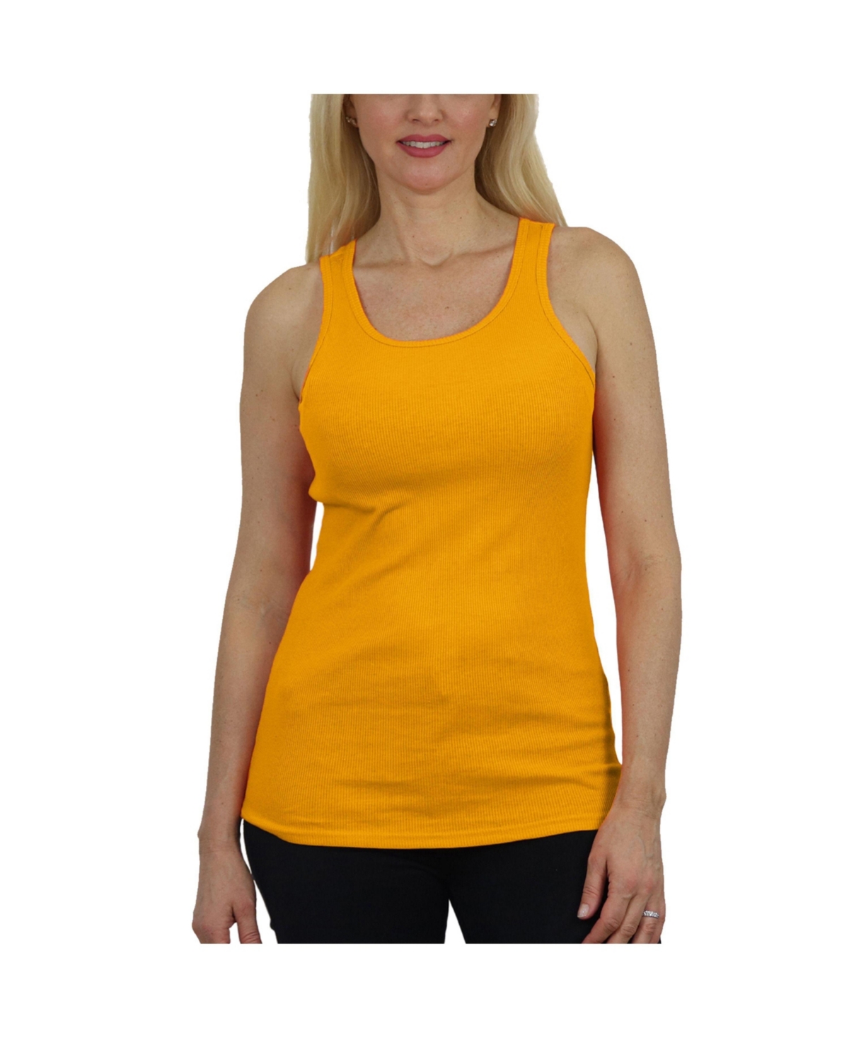 Click here for Galaxy By Harvic Womens Loose Fit Ribbed Tank Top... prices