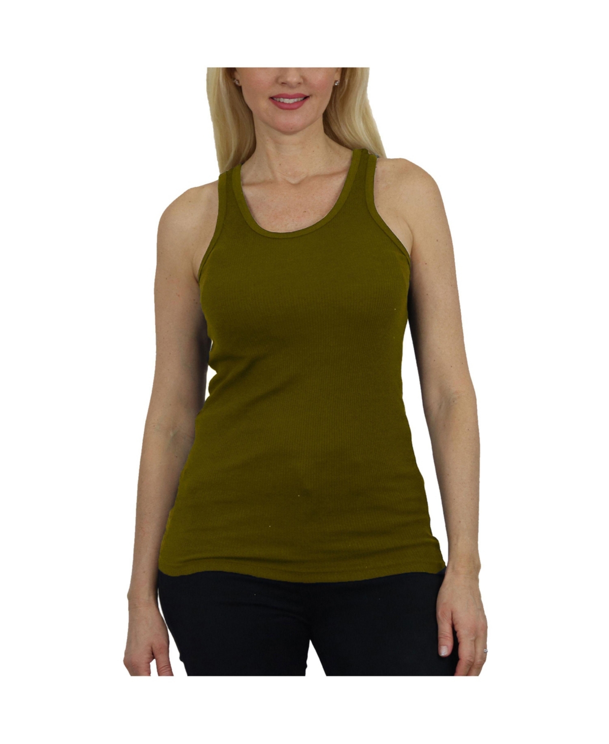 Click here for Galaxy By Harvic Womens Loose Fit Ribbed Tank Top... prices