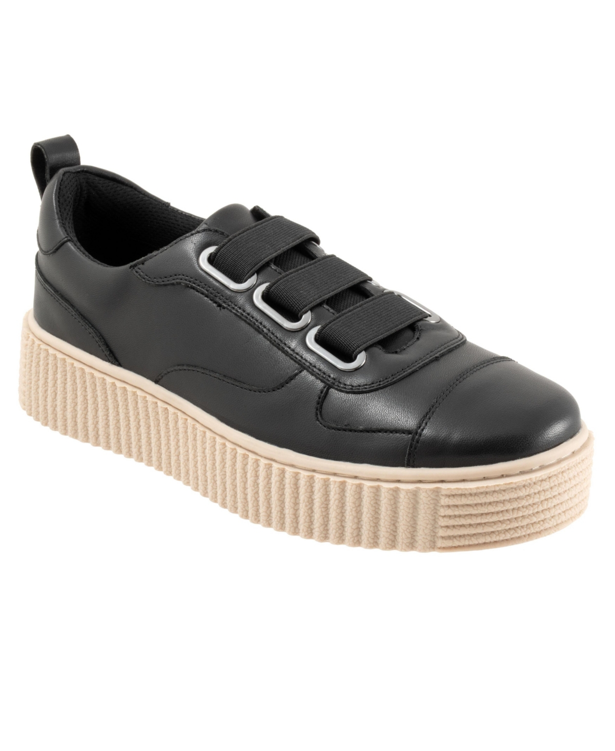 Click here for Trotters Bliss Sneaker - Black prices