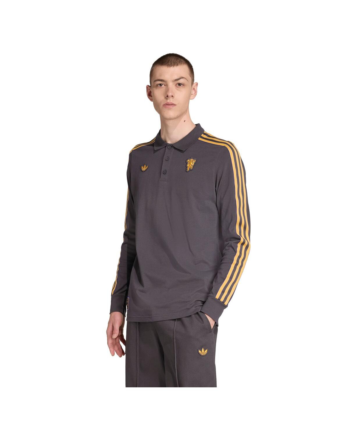Click here for Adidas Mens Gray Manchester United Terrace Icons L... prices