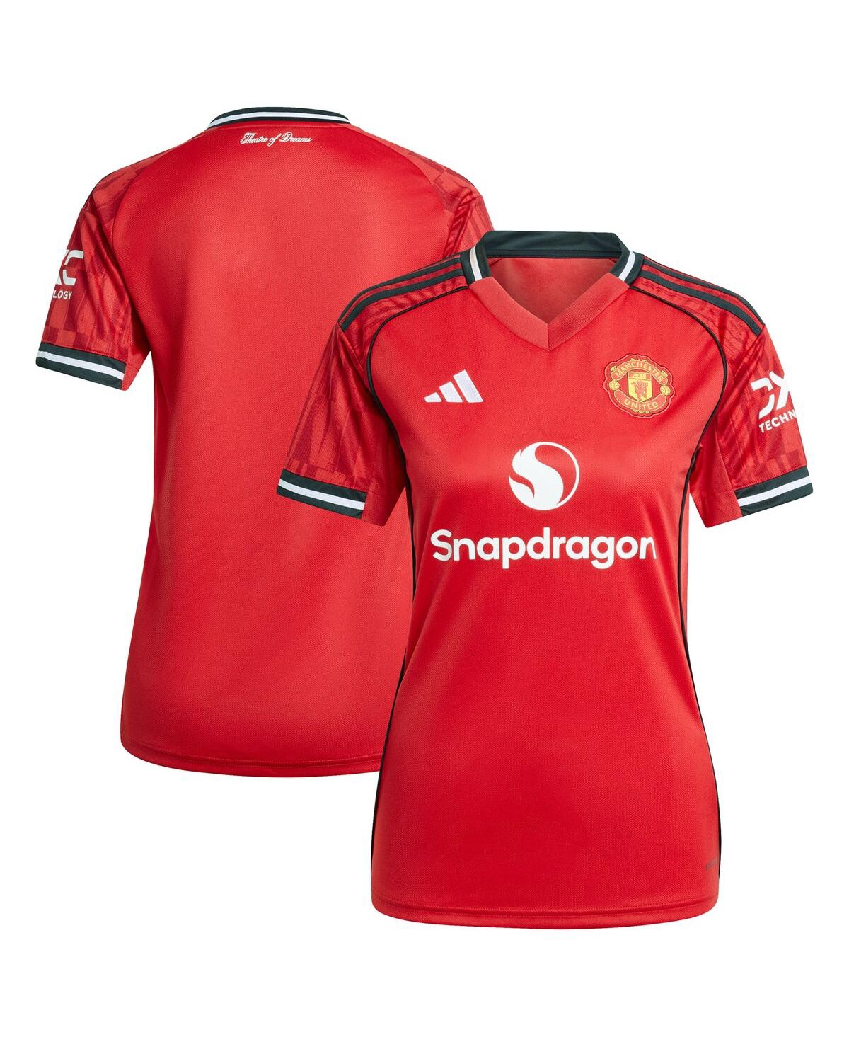 Click here for Adidas Womens Red Manchester United Home 2025/26 R... prices