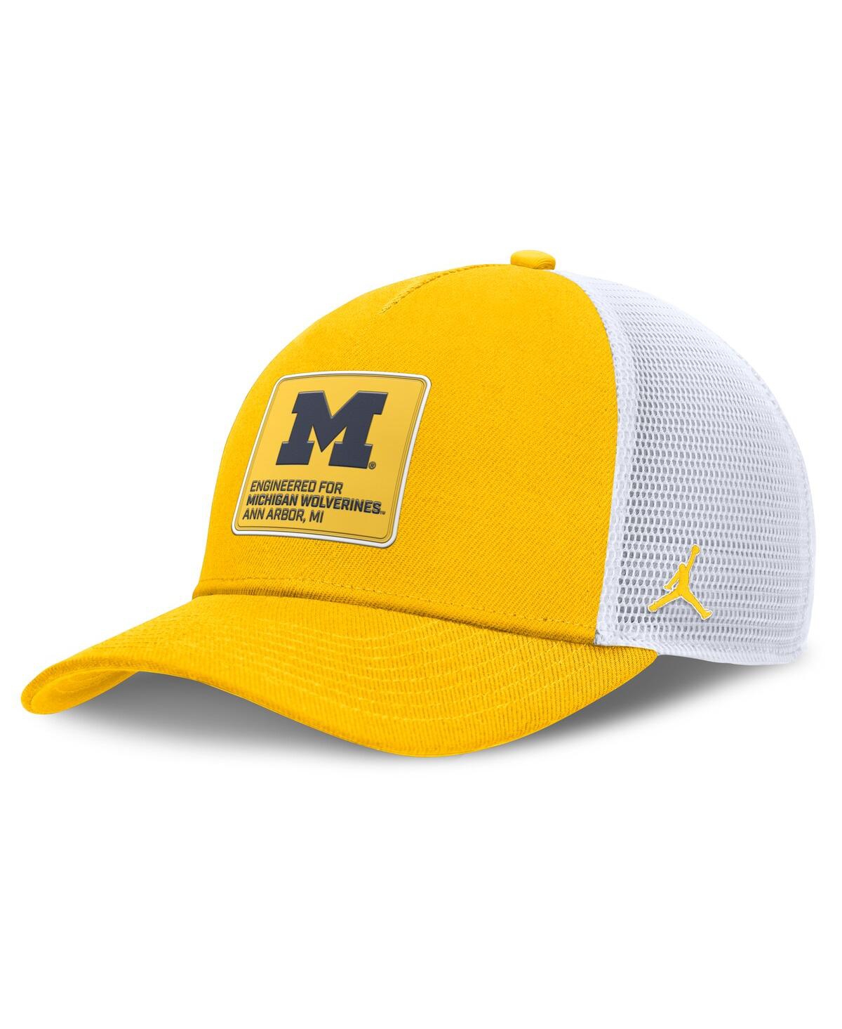 Click here for Jordan Mens Gold/White Michigan Wolverines 2025 On... prices