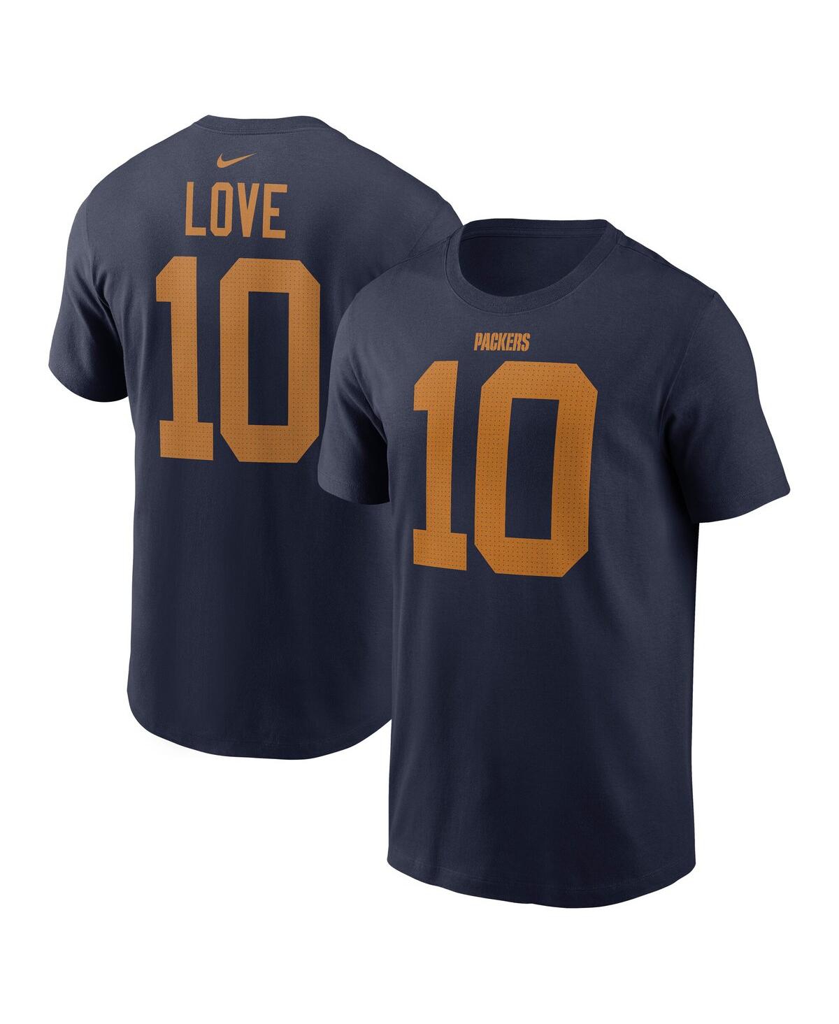 Click here for Nike Mens Jordan Love Navy Green Bay Packers The 1... prices