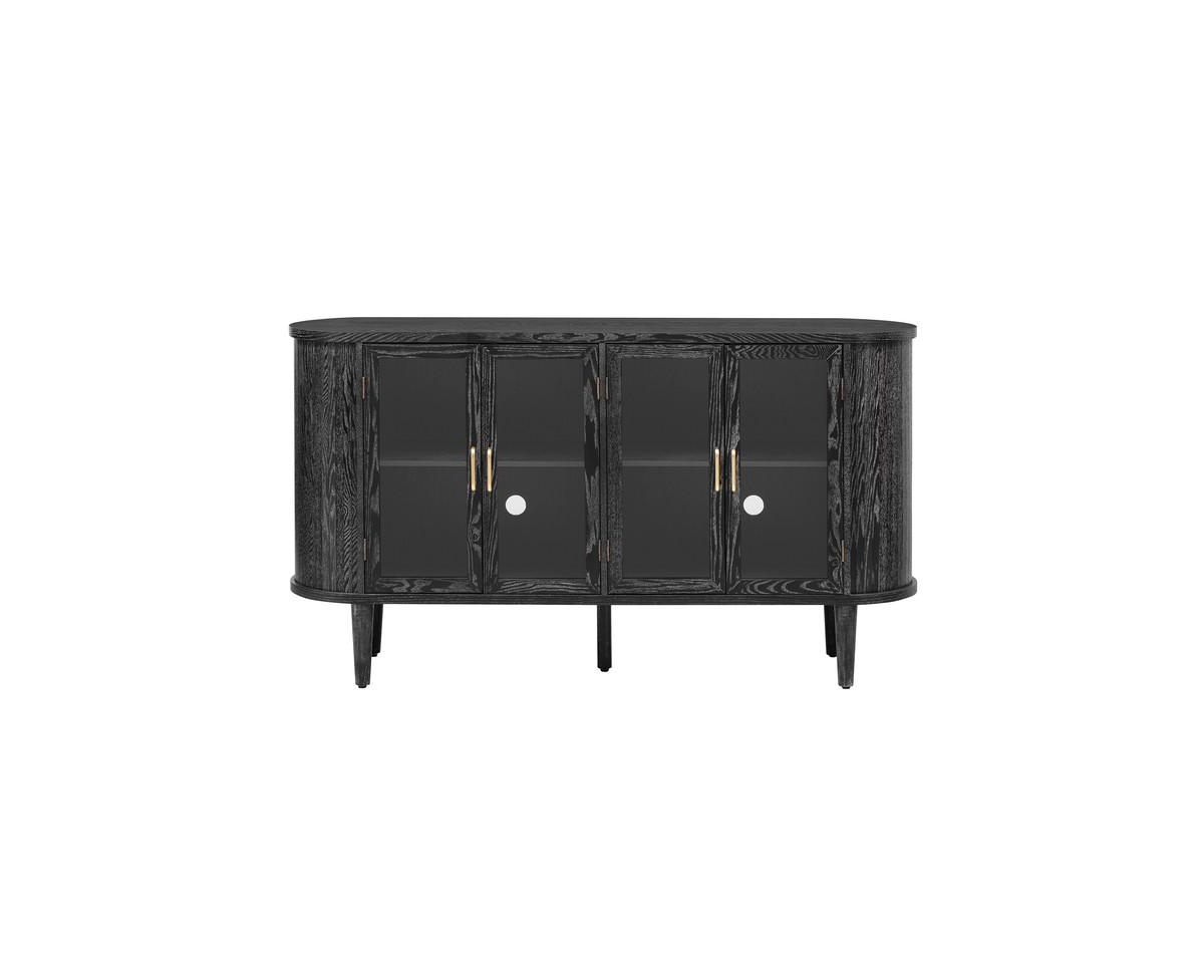 Click here for Casainc Farmhouse Storage Cabinet with Glass Doors... prices