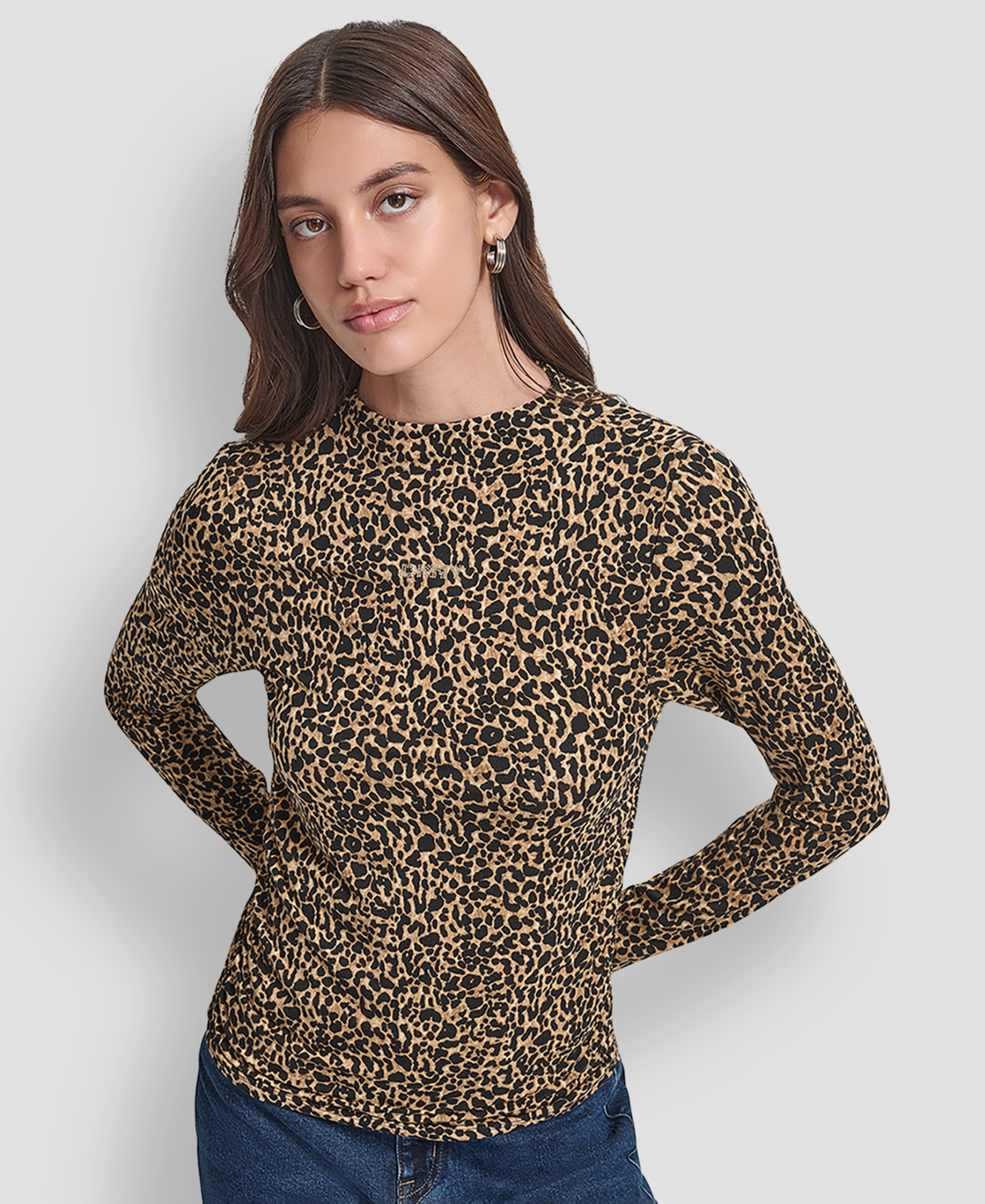 Click here for Dkny Jeans Womens Embellished Pull-On Top - Mini L... prices