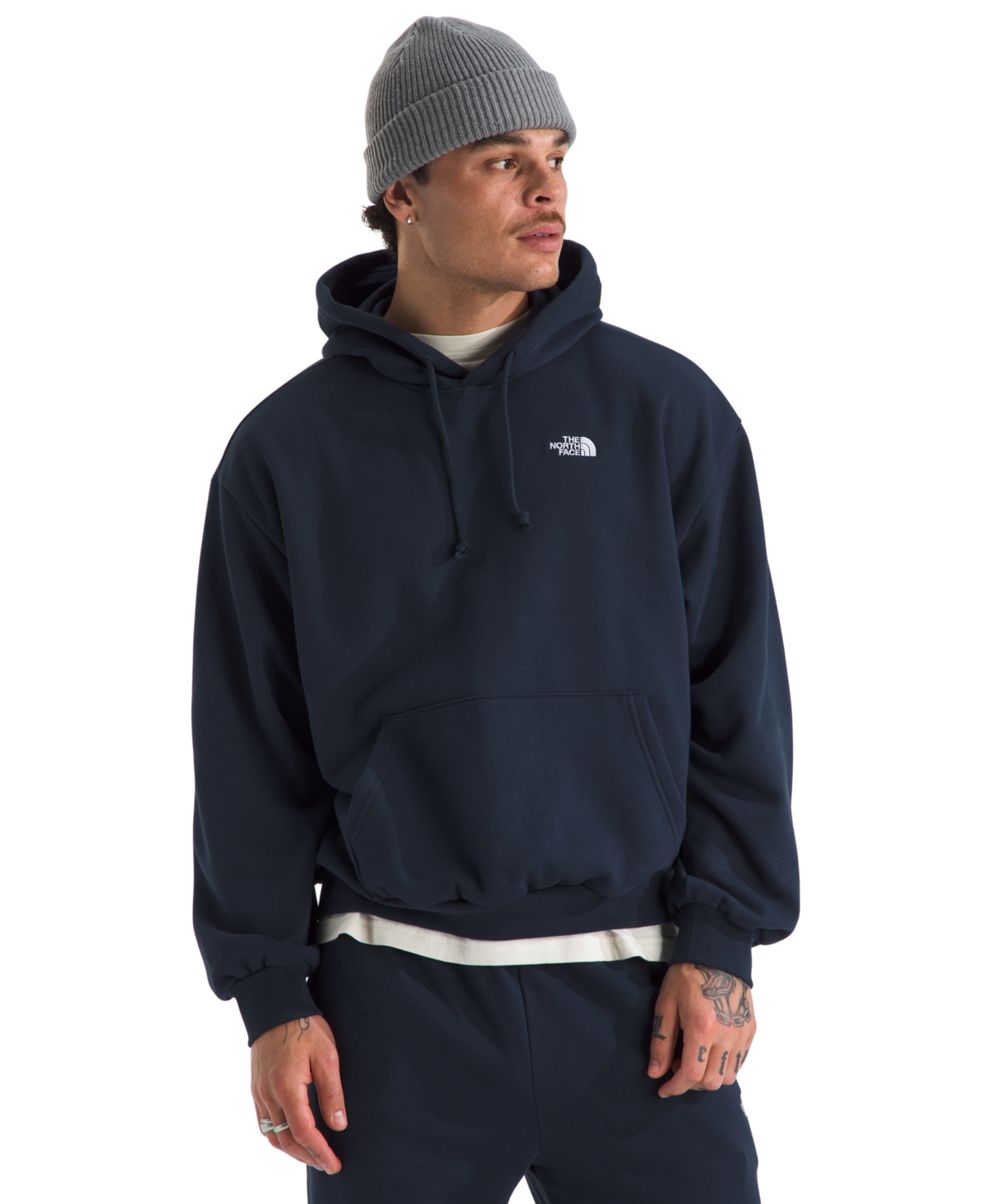 The North Face Mens Evolution Simple Dome Oversized Hoodie - Summit Navy