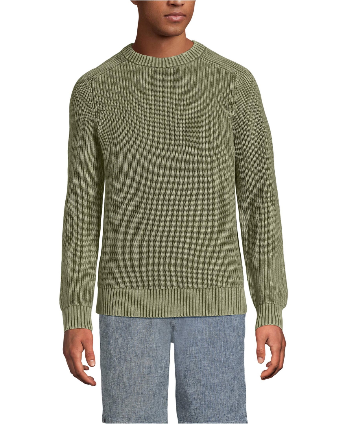 Click here for Lands End Mens Long Sleeve Sunwashed Drifter Sweat... prices