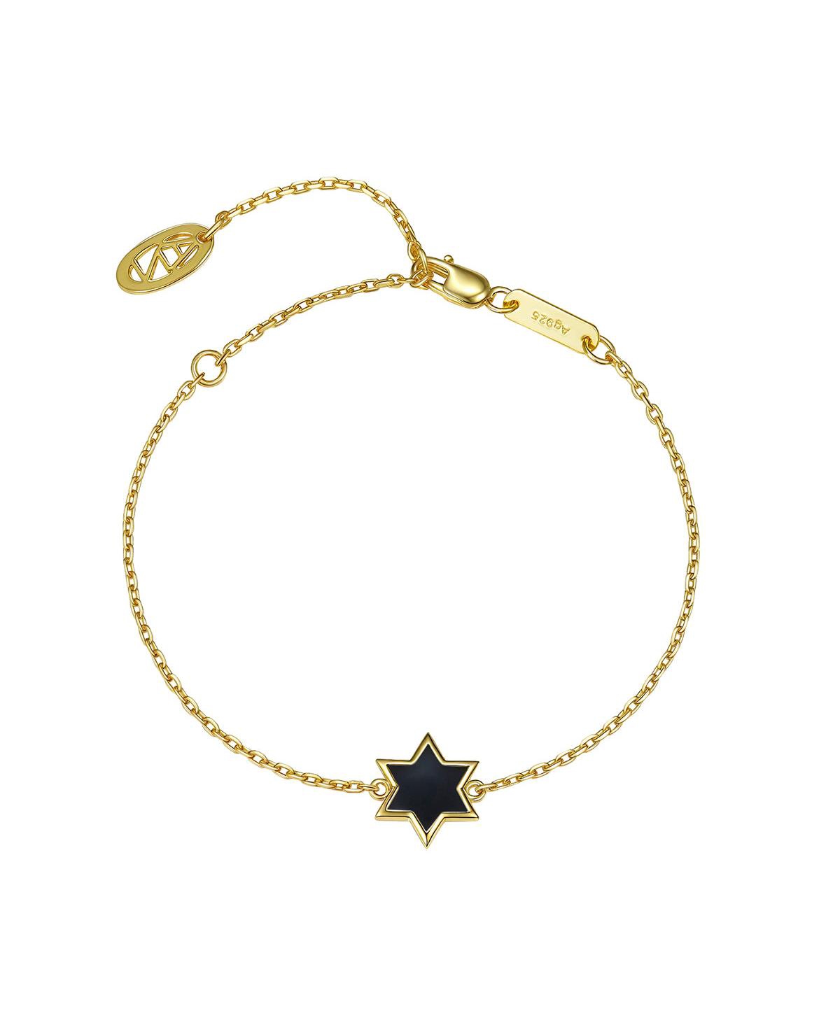 Click here for Anna Zuckerman Petit Star of David Bracelet in Bla... prices