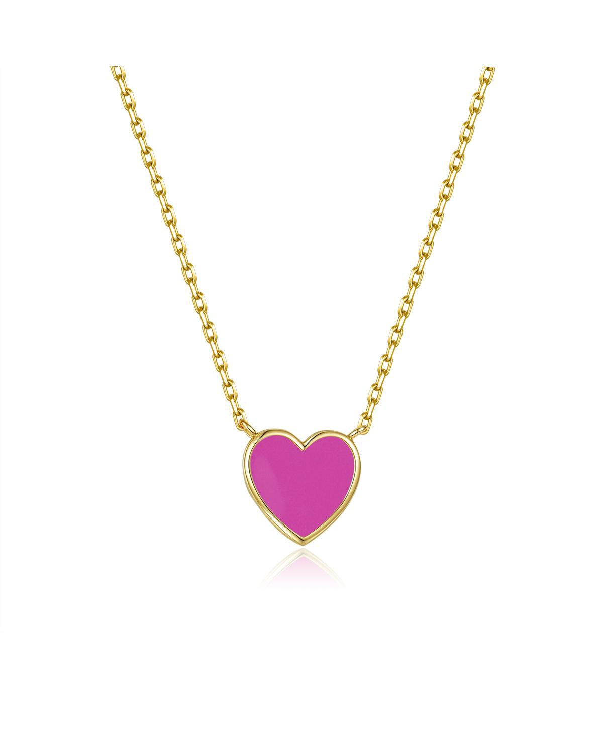 Click here for Anna Zuckerman Petit Love Necklace in Rose - Rose prices