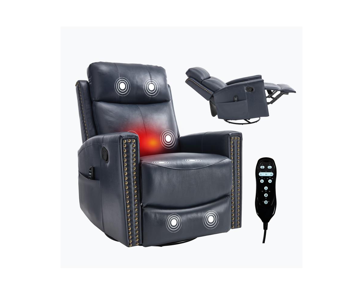 Click here for Casainc Genuine Leather Heat Massage Manual Reclin... prices