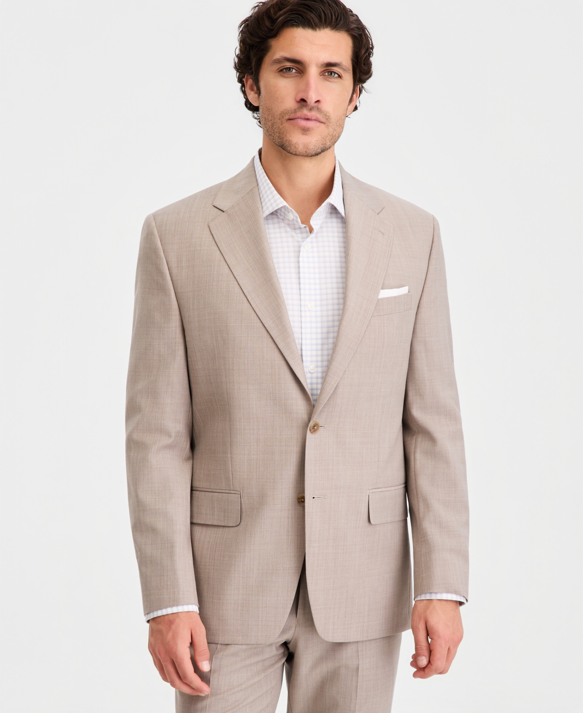 Click here for Michael Kors Mens Classic Fit Wool Blend Suit Sepa... prices