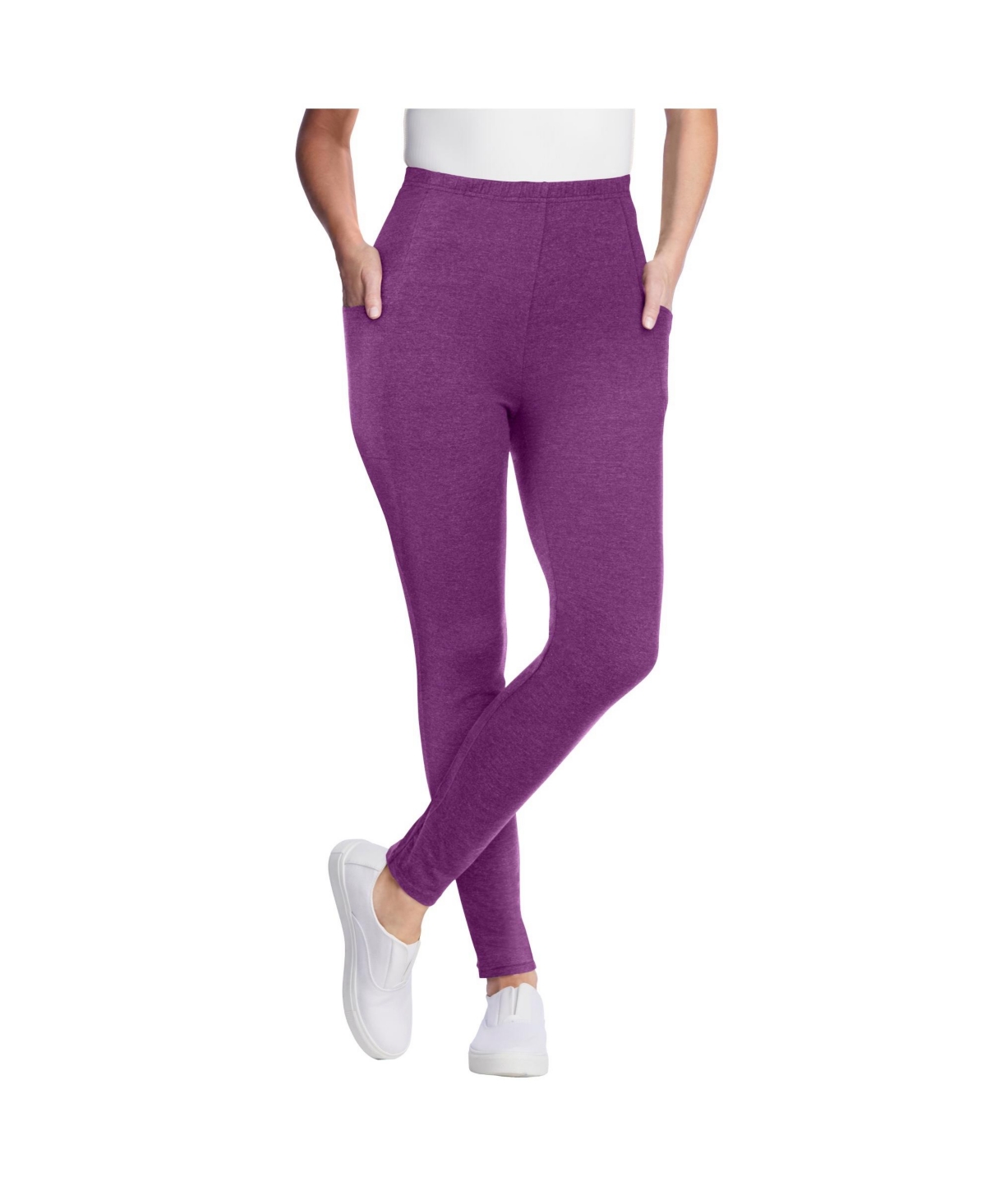 Click here for Woman Within Womens Within Stretch Cotton Pocket L... prices