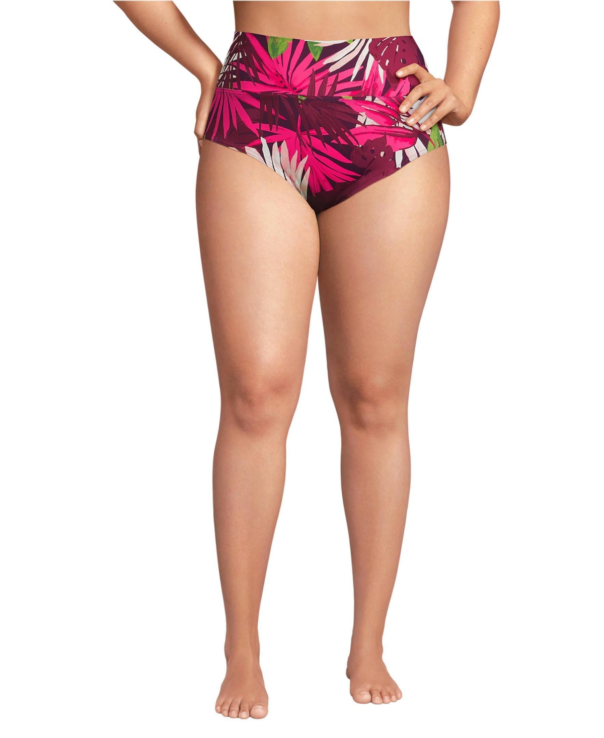 Click here for Lands End Plus Size Pinchless High Waisted Bikini... prices