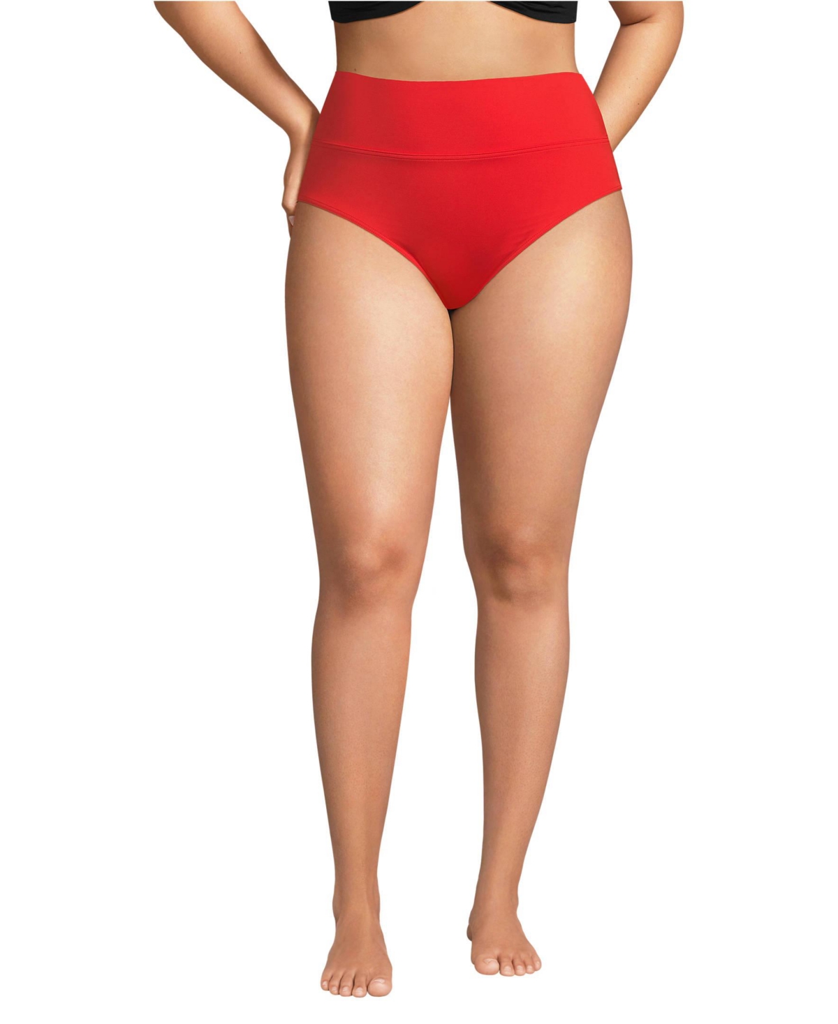 Click here for Lands End Plus Size Pinchless High Waisted Bikini... prices