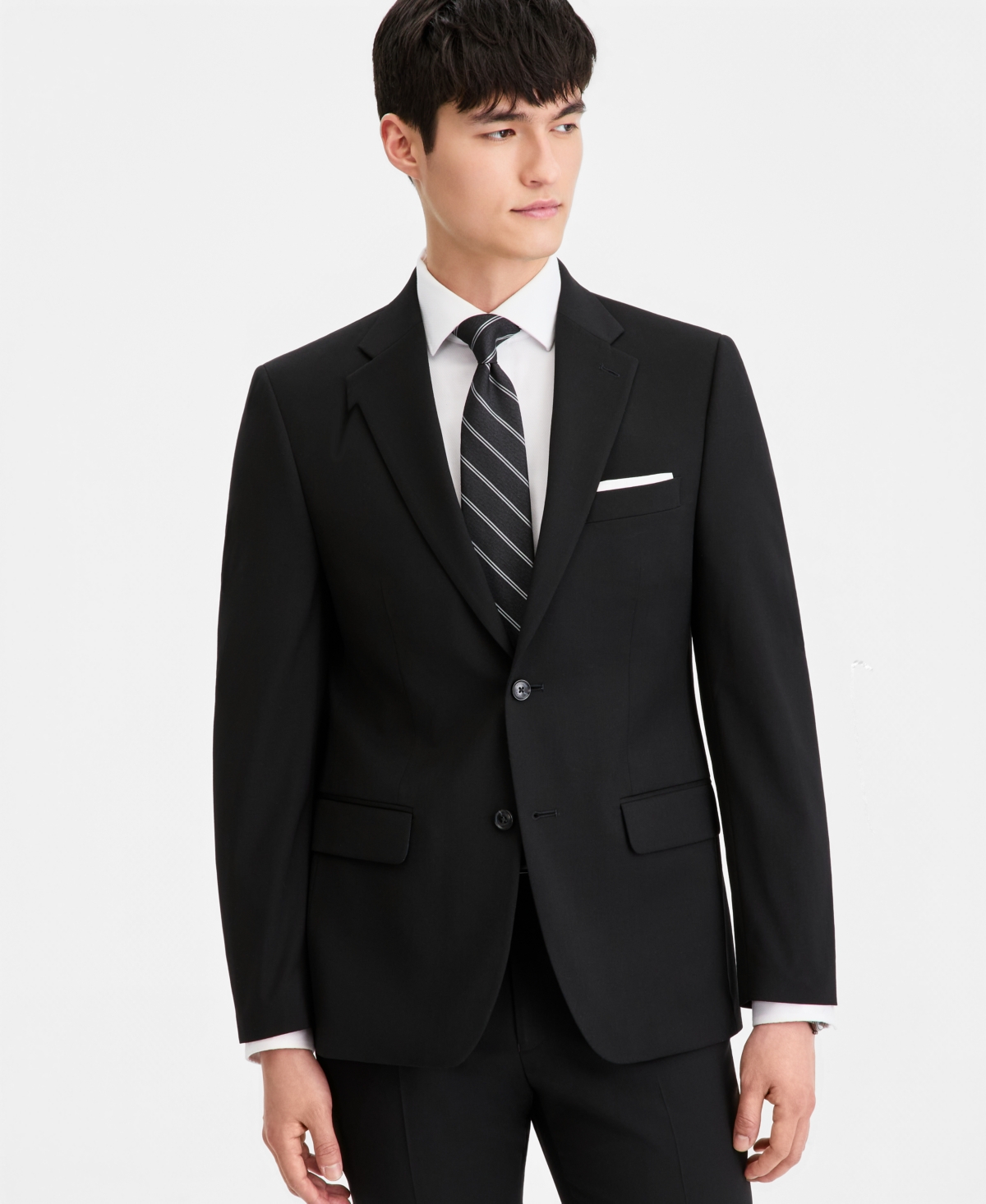 Click here for Tommy Hilfiger Mens Modern-Fit Wool Th-Flex Stretc... prices