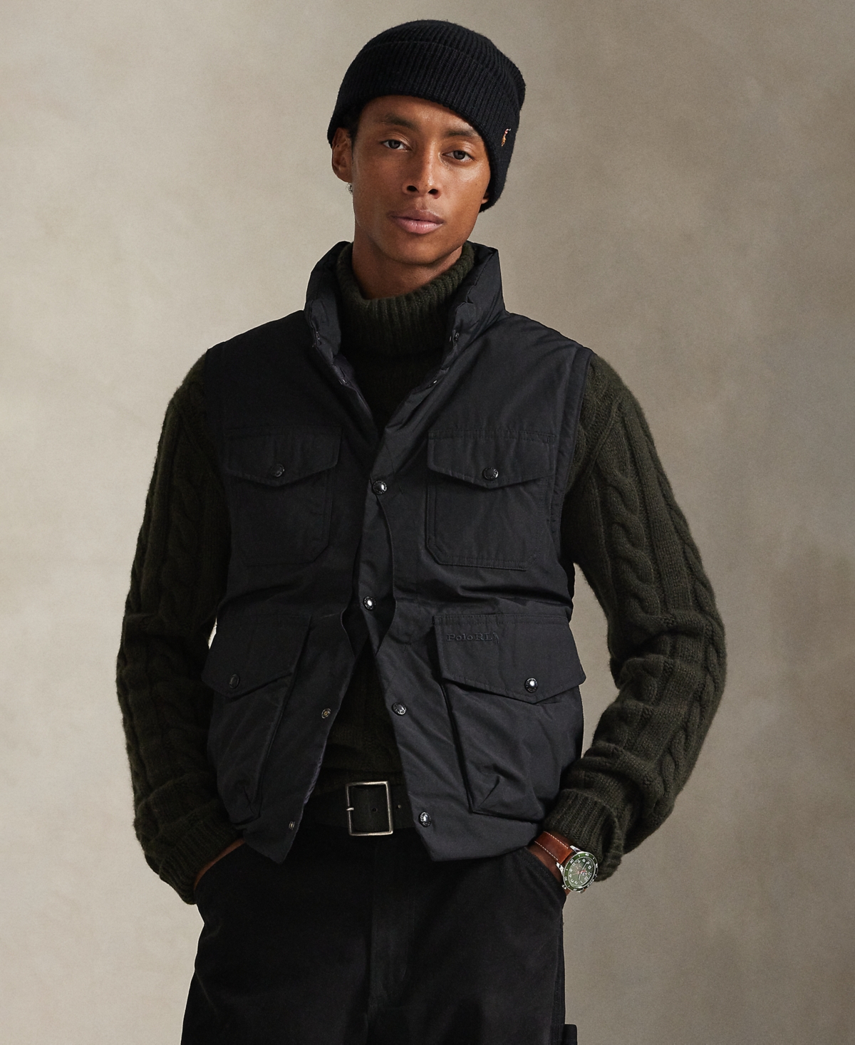 Click here for Polo Ralph Lauren Mens Elsdon Down Utility Vest -... prices