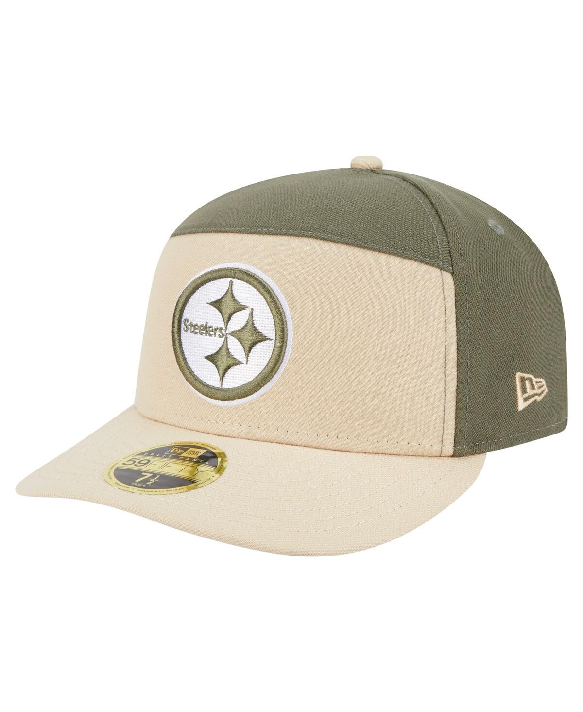 Click here for New Era MensÂ Light Beige/Olive Pittsburgh Steeler... prices