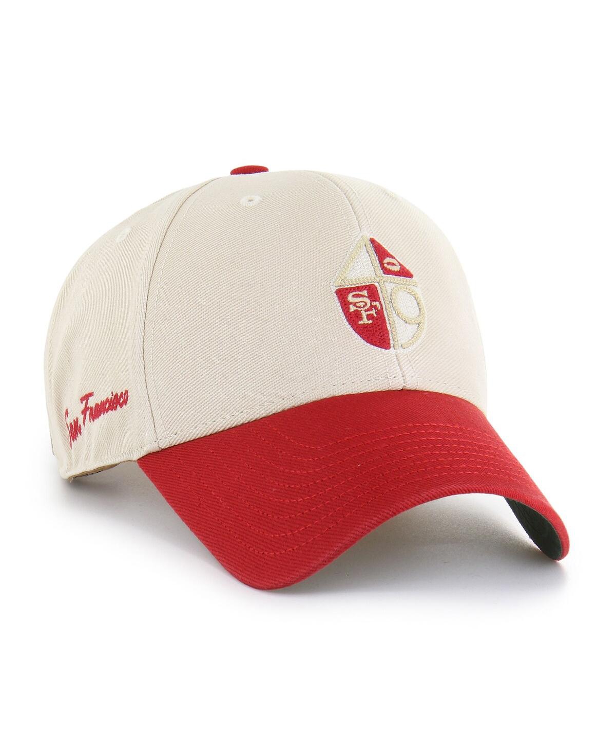 Click here for 47 Brand Mens Cream/Scarlet San Francisco 49ers Fa... prices