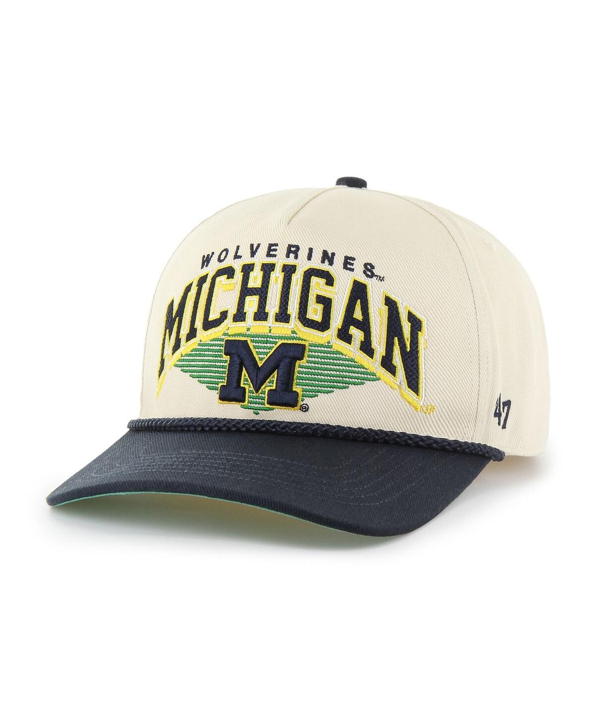 Click here for 47 Brand Mens Natural Michigan Wolverines Pomona T... prices