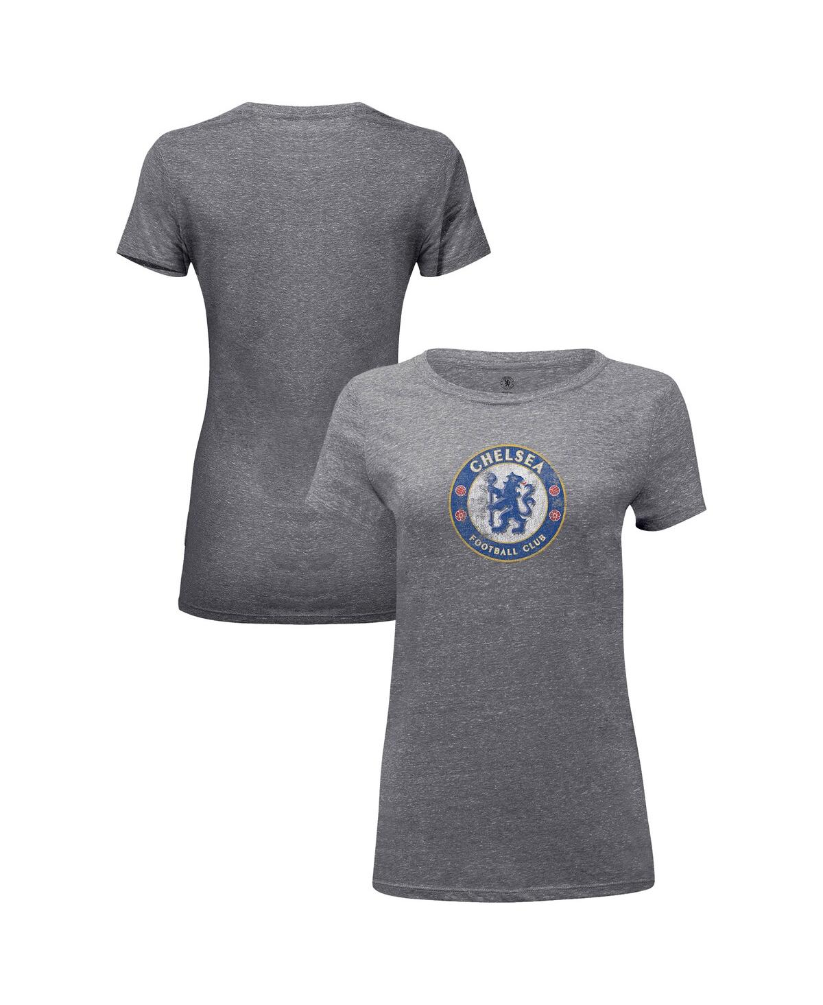 Click here for 1863FC Womens Heather Gray Chelsea Color Badge Tri... prices