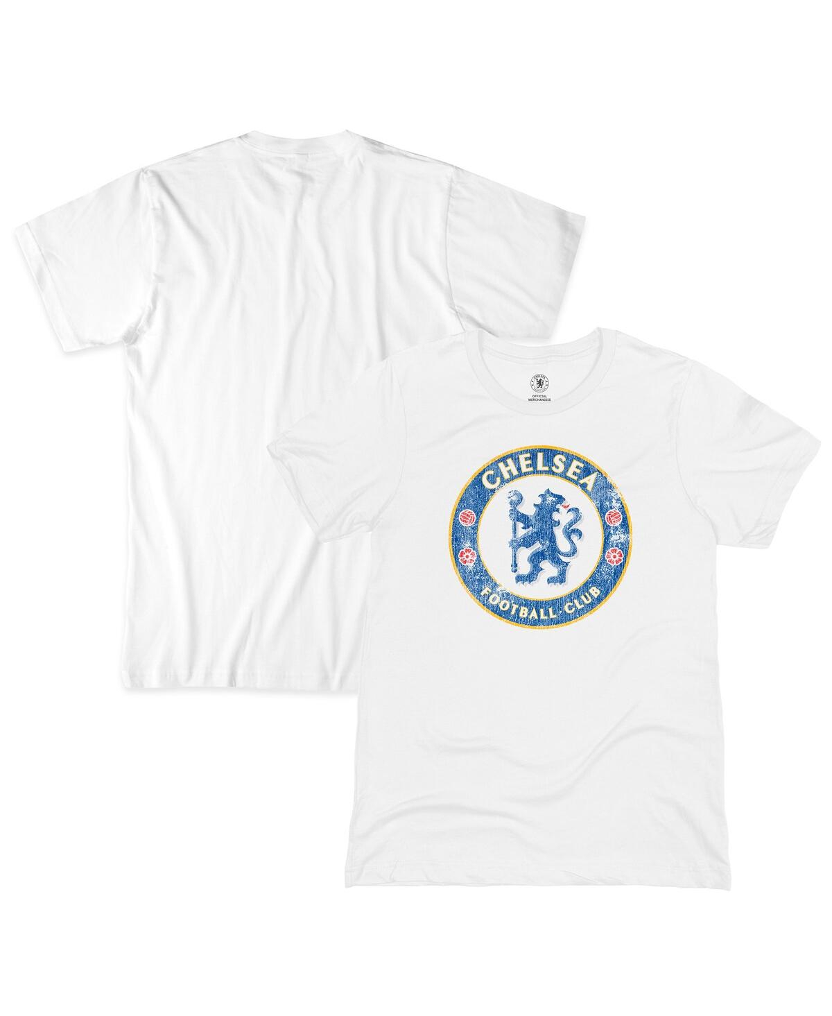 Click here for 1863FC Mens White Chelsea Badge T-Shirt - White prices