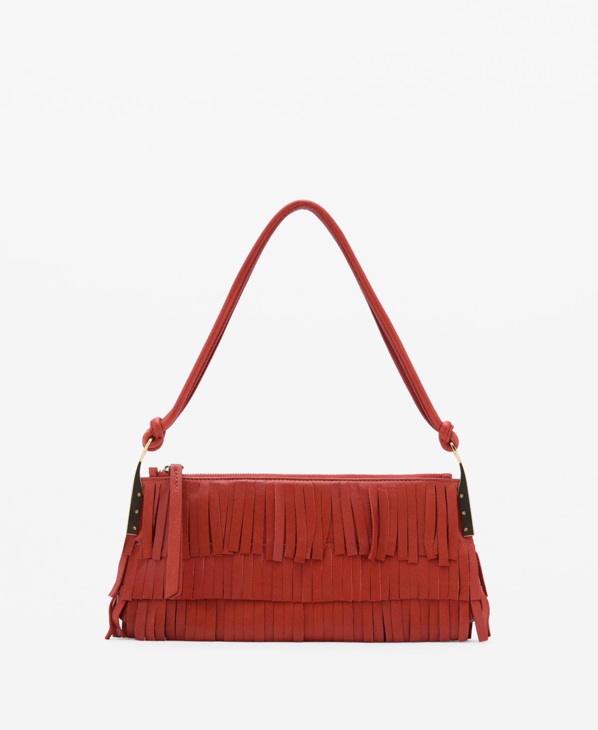 Click here for Mango Womens Fringes Detail Large Leather Shoulder... prices