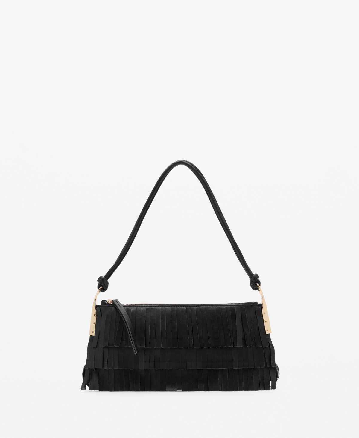 Click here for Mango Womens Fringes Detail Large Leather Shoulder... prices