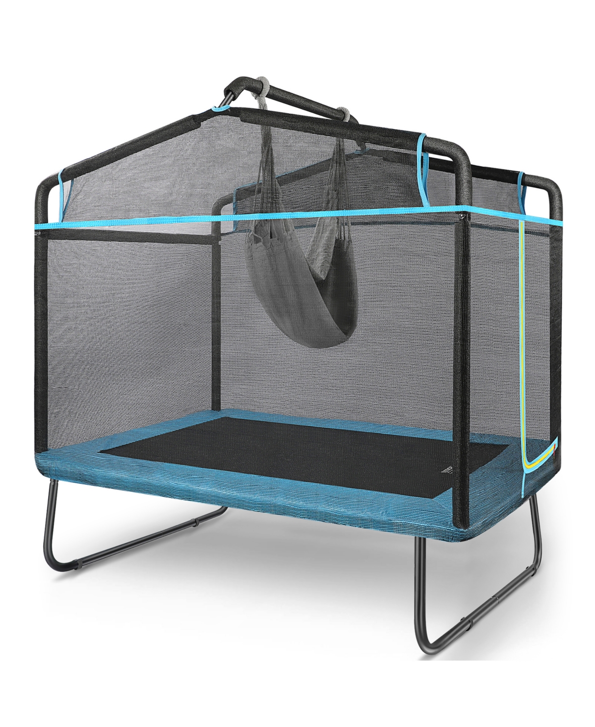 Click here for 64 Rectangle Trampoline for Kids with Safety Net a... prices